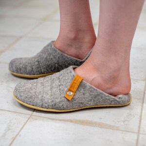 Convertible Felted Wool Slippers: Unisex Slip-on Mules, Handmade - Etsy