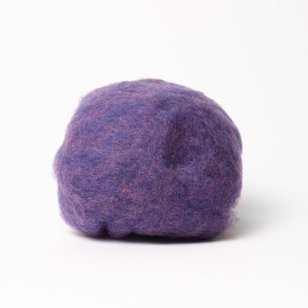 Lavender Purple Wool Best for Wet Felting Wool, Bergschaf Wool ...