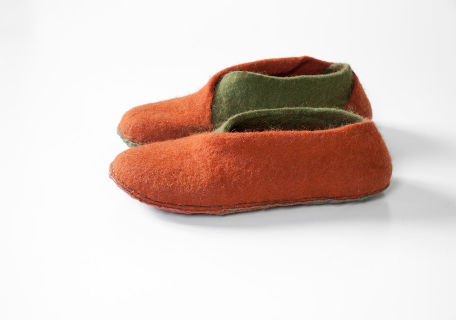 Women Wool Slippers Felted Footwear Wool Felt Slippers Eco Friendly ...