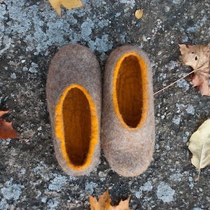 2 Pairs Parent-child Matching Felted Wool Slippers, Family Slippers Set ...
