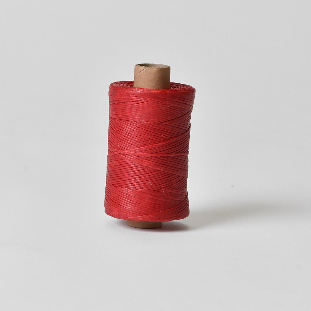 Thick 1mm Waxed Stitching Thread: Leather Sewing Cord, 17 Colors - Etsy