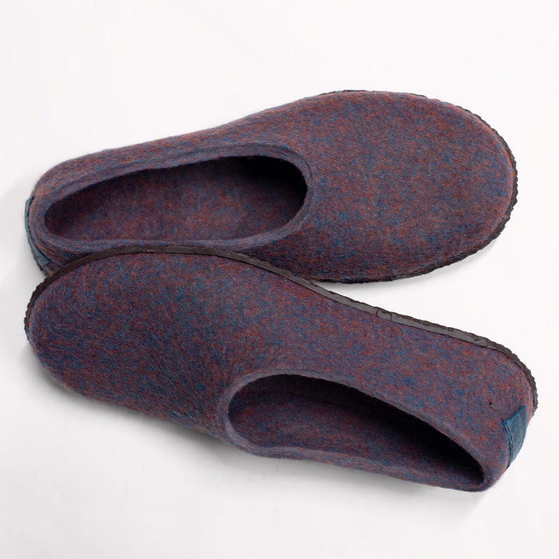 Felted Wool Slippers - Etsy