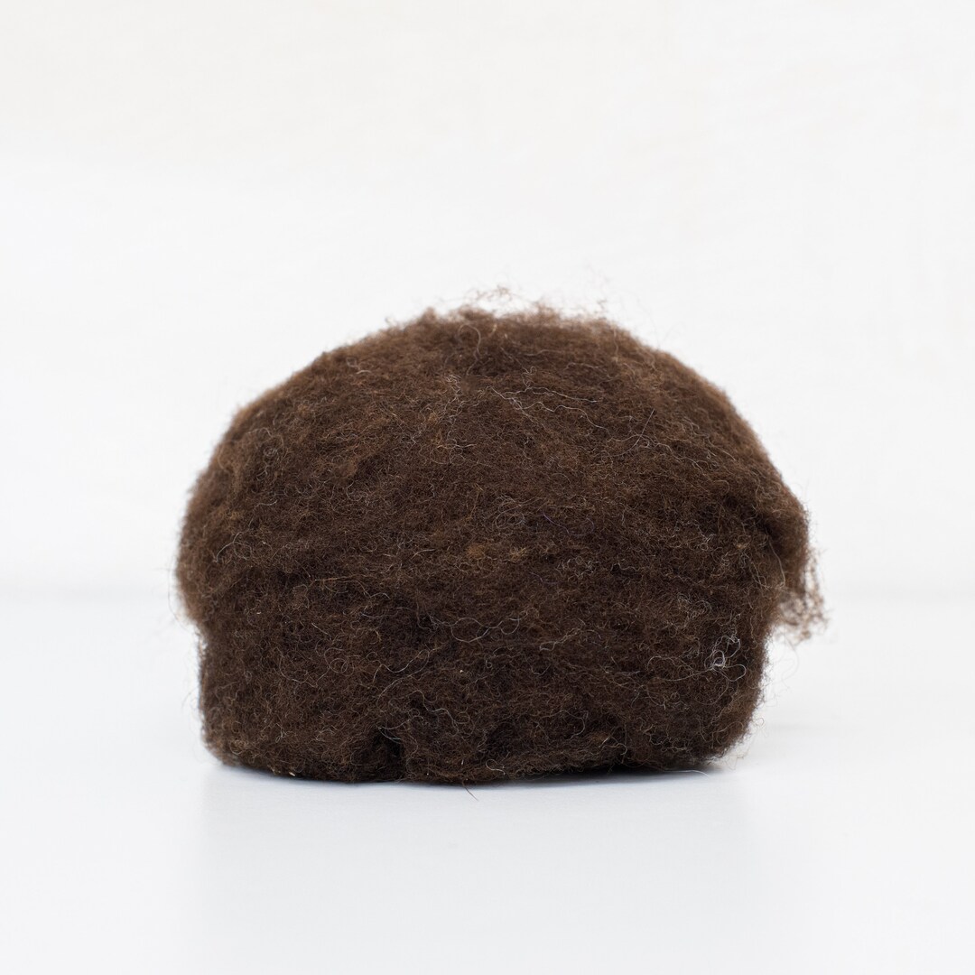 Spanish Chestnut Brown Wool: Natural Felting & Spinning Fiber - Etsy