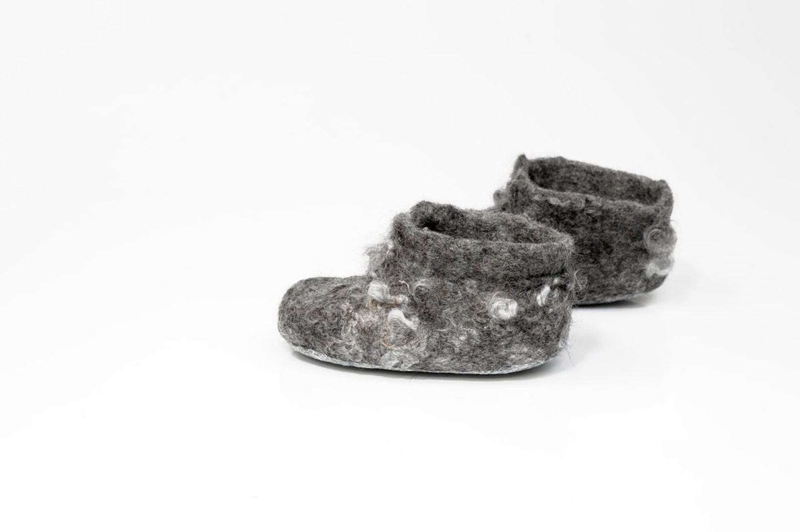 Felted Wool Baby Booties, Handmade Baby Sneakers, Gift for New Mom ...