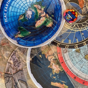 Hyperborea North Pole Flat Earth Map Mousepad 1595 Mercator PC Mat ...