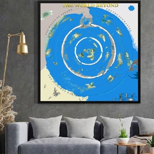 V3.0 the World Beyond the Ice Wall Hi-res Digital Download Flat Earth ...