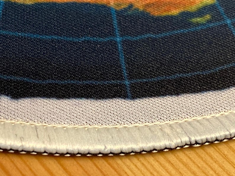 New Flat Earth Map of the World Mousepad PC Table Mat Mouse Geography ...