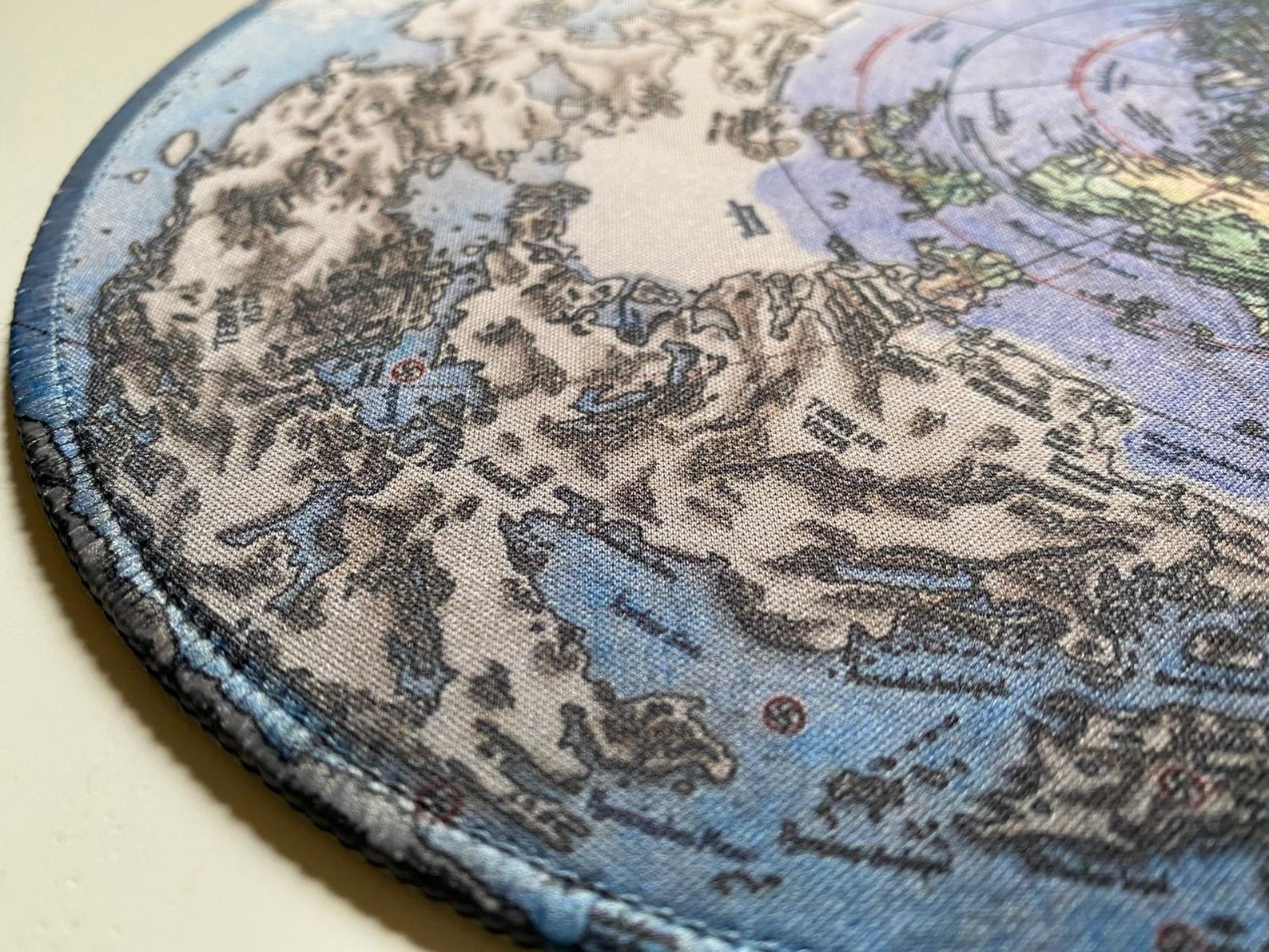 Flat Earth Plasma Moon & Beyond Map Mousepad More Land Realm German ...