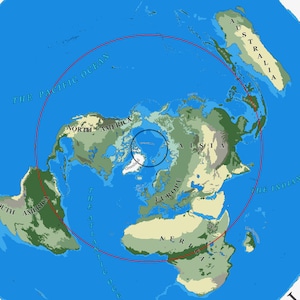 V3.0 the World Beyond the Ice Wall Hi-res Digital Download Flat Earth ...