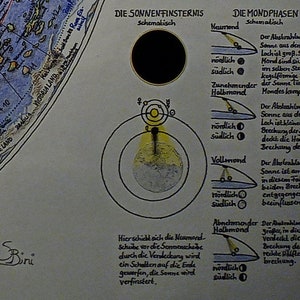 Flat Earth Plasma Moon Map Cotton Canvas Poster More Land Gleason World ...