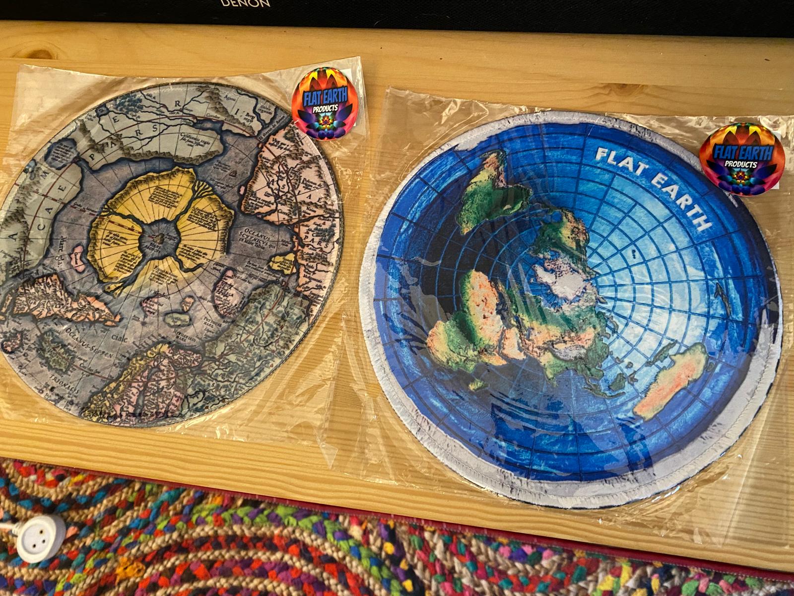 Hyperborea North Pole Flat Earth Map Mousepad 1595 Mercator PC Mat ...