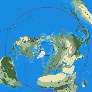 V3.0 the World Beyond the Ice Wall Hi-res Digital Download Flat Earth ...