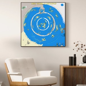 V3.0 the World Beyond the Ice Wall Hi-res Digital Download Flat Earth ...