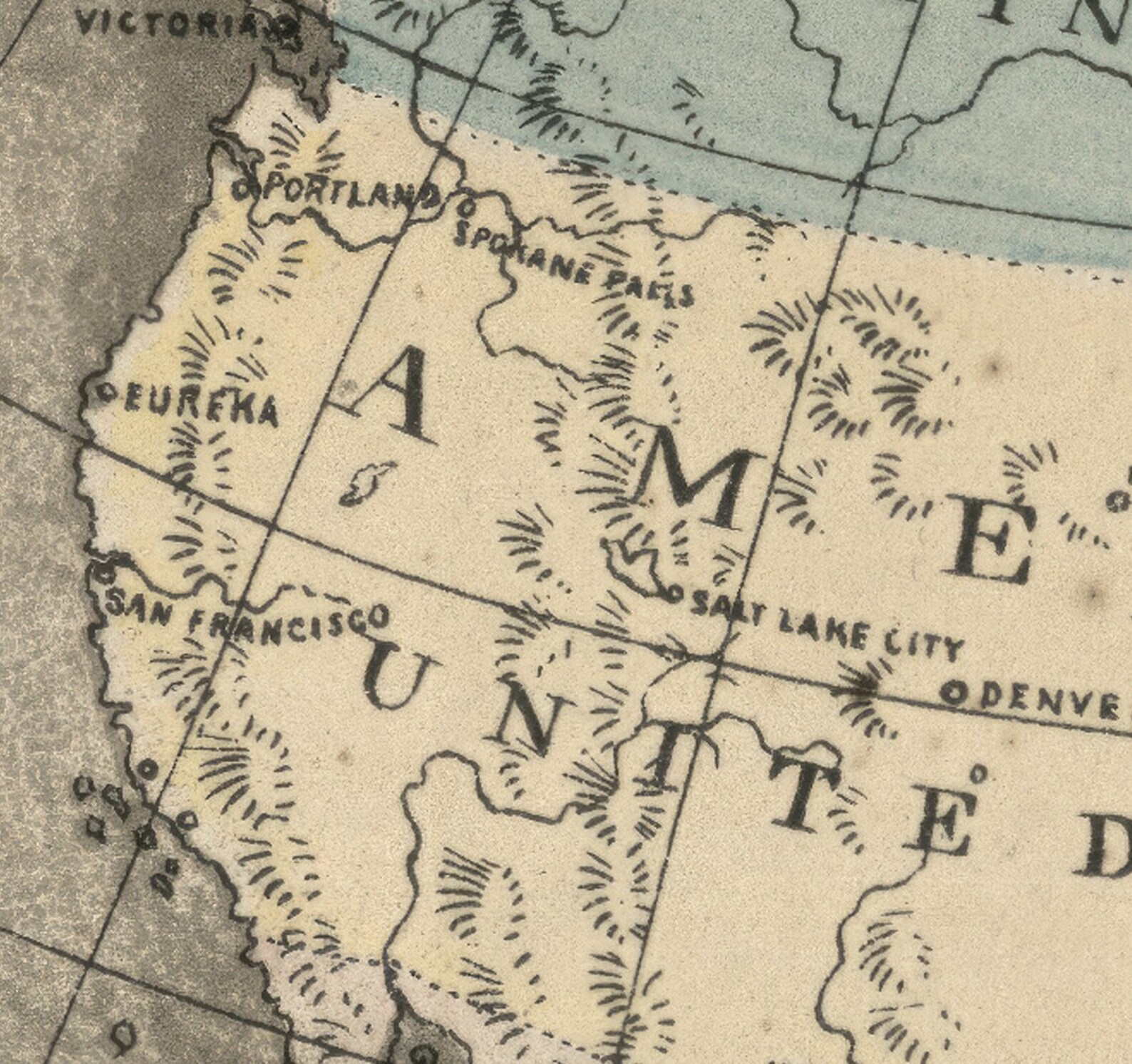 Flat Earth Map by Orlando Ferguson 1893 Hi-res Digital Download ...