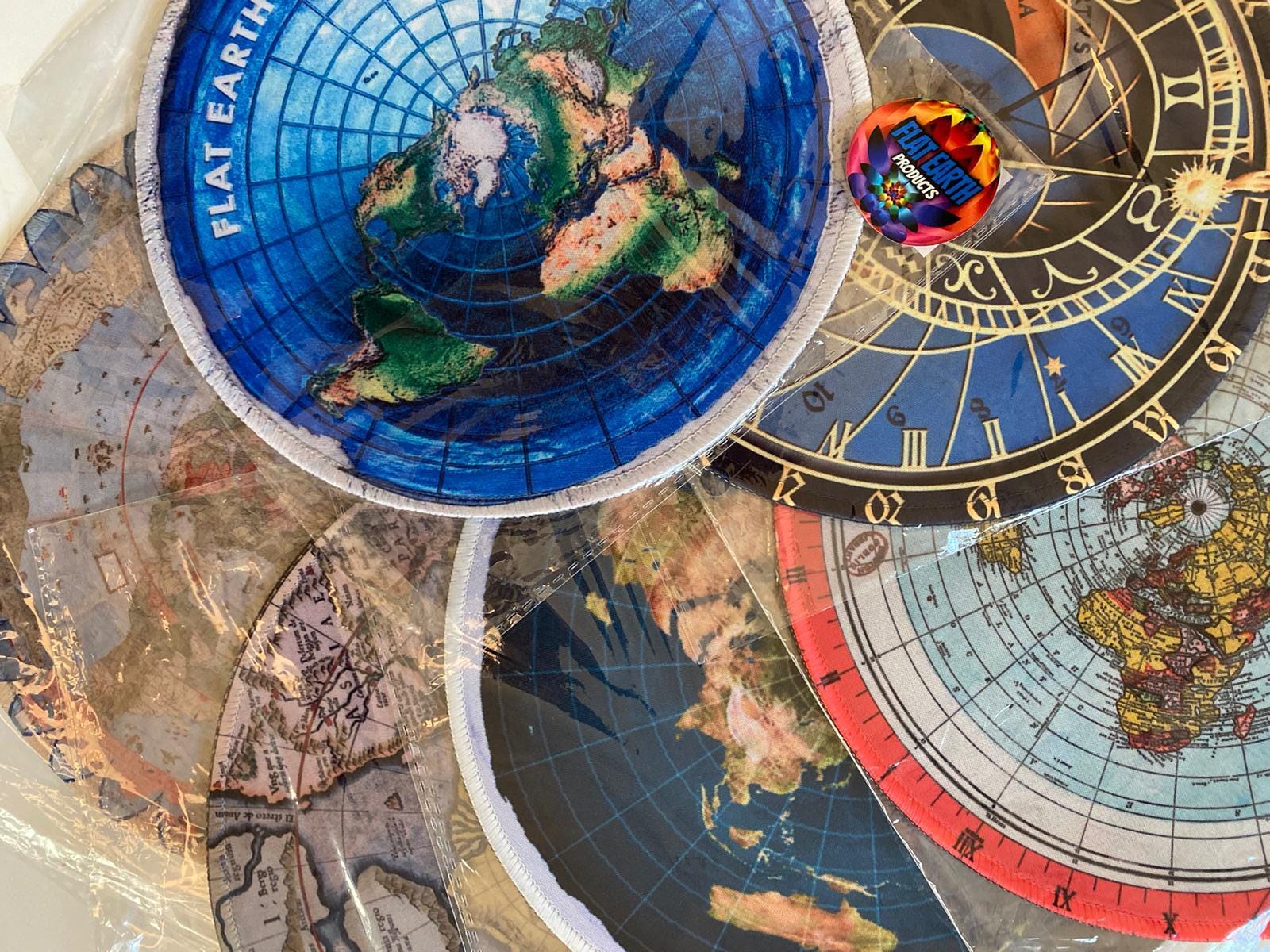 Biblical Cosmology Firmament Flat Earth Mousepad Alchemy Flammarion PC ...