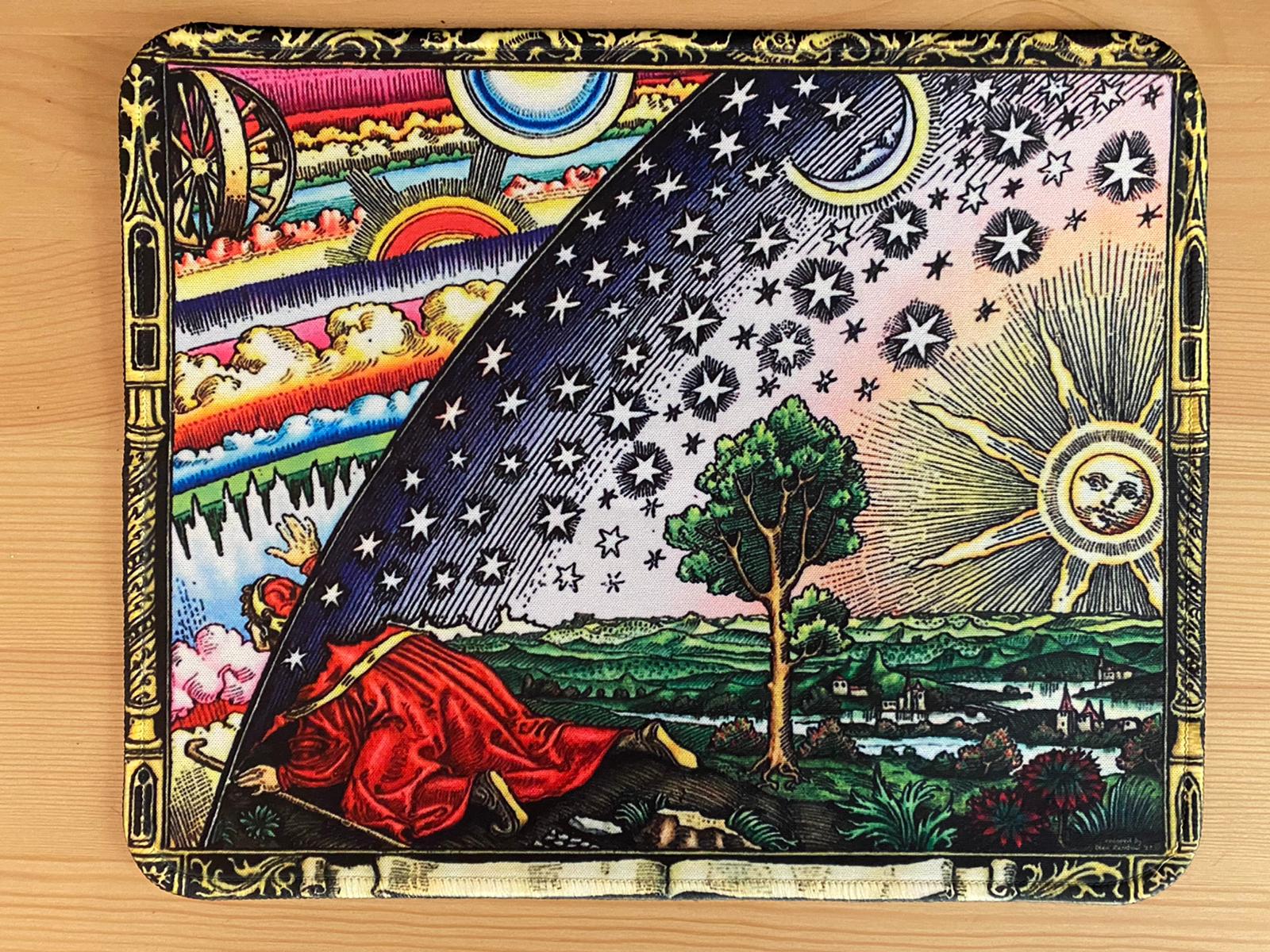 Biblical Cosmology Firmament Flat Earth Mousepad Alchemy Flammarion PC ...