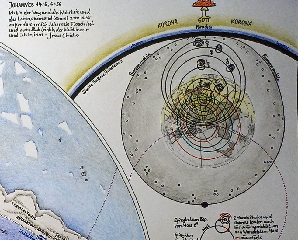 ALL Sizes Moon Map Flag Flat Earth and Beyond Large High-quality All ...