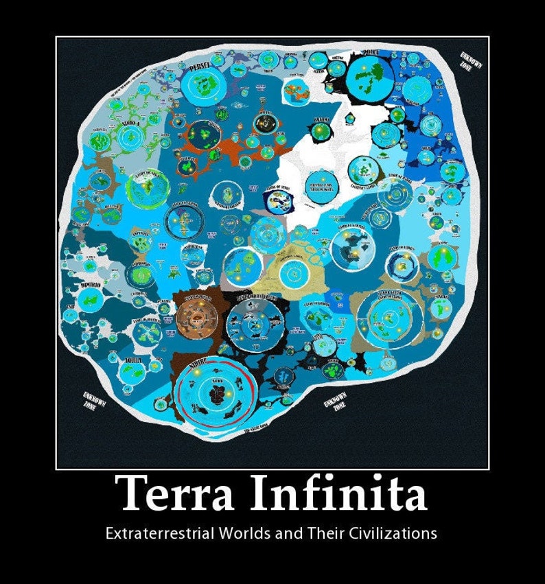 Terra Infinita Flat Earth Map Flag XXL Antarctica Ice Wall Ring More ...