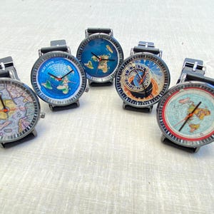 New Standard Map of the World Wristwatch Flat Earth Gleason's Watch ...
