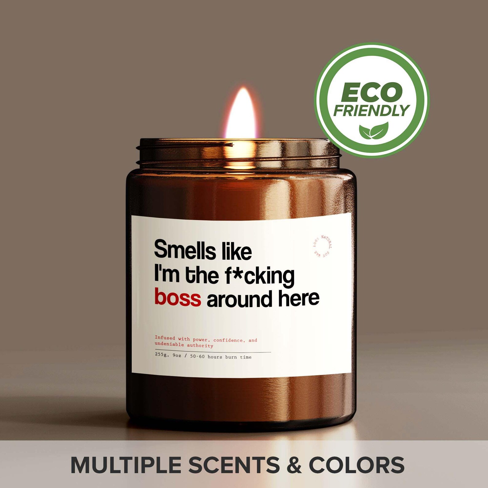 Boss Day Candle Gift, Funny Custom Candle for Managers or Supervisors ...