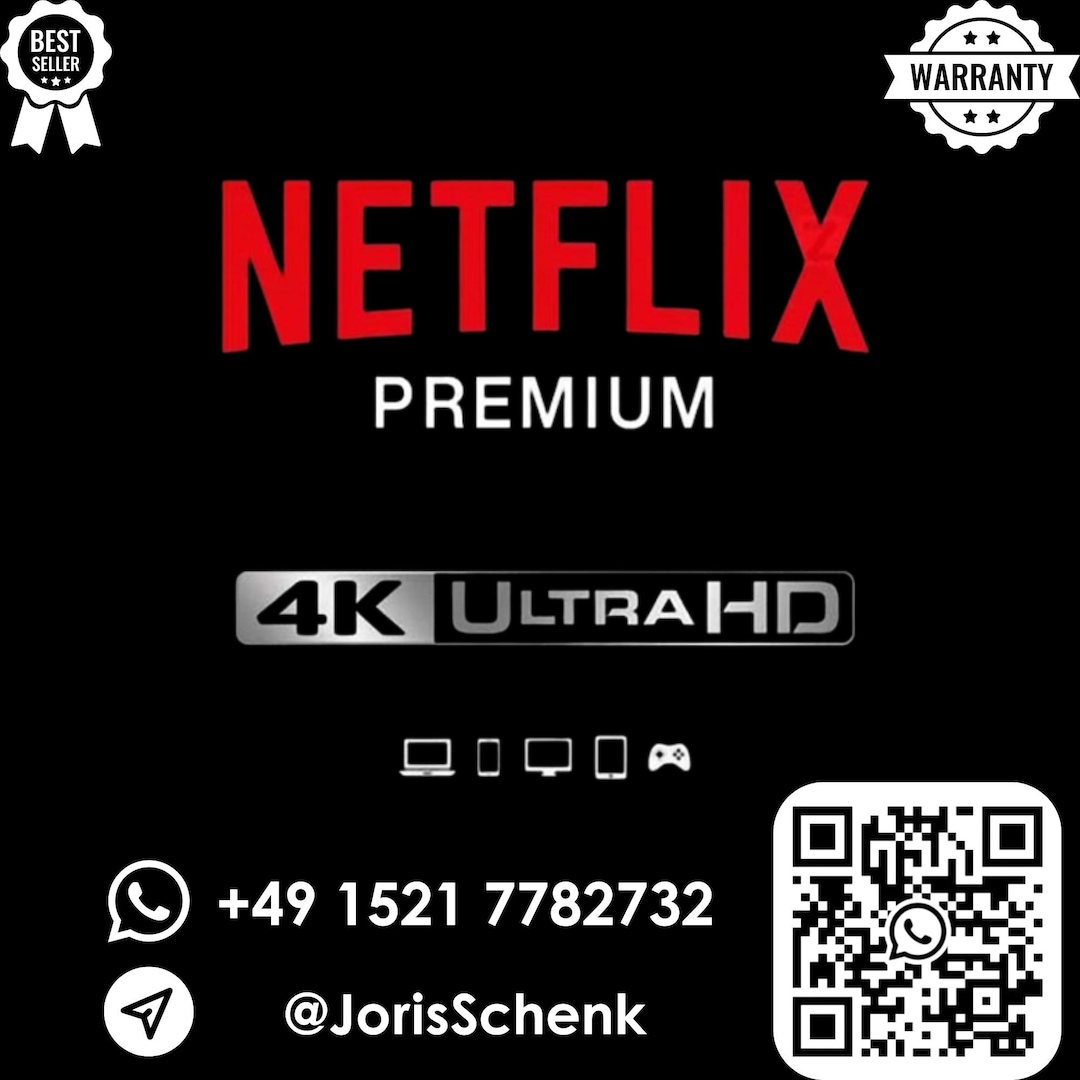 Premium Netflix Account 1 Year Best Quality - Etsy