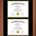 Custom Double Diploma Frame - Etsy
