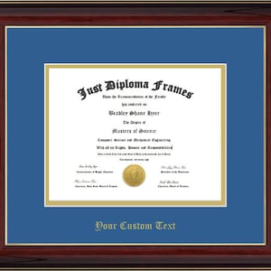 Custom Diploma Frame - Etsy