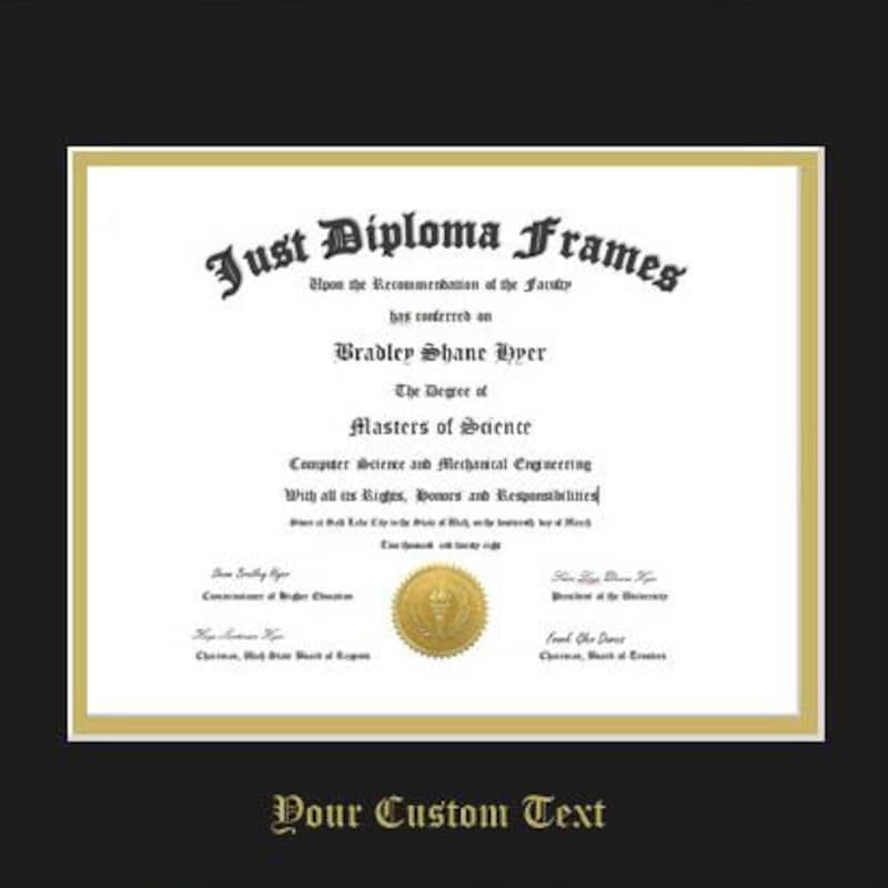 Custom Diploma Printing - Etsy