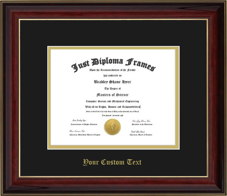 Custom Diploma Frame - Etsy