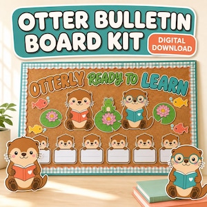 Otter Bulletin Board Display - Etsy