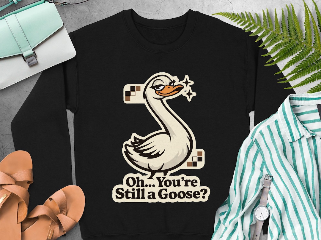 Sassy Swan T-shirt, Witty Goose Quote Graphic, Humorous Bird Sarcasm ...