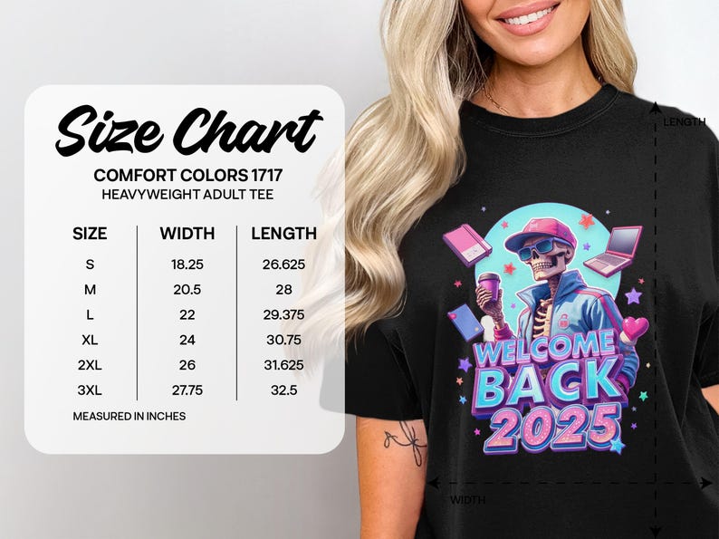 Welcome Back 2025 T-shirt: Funny Skeleton Student Tee - Etsy