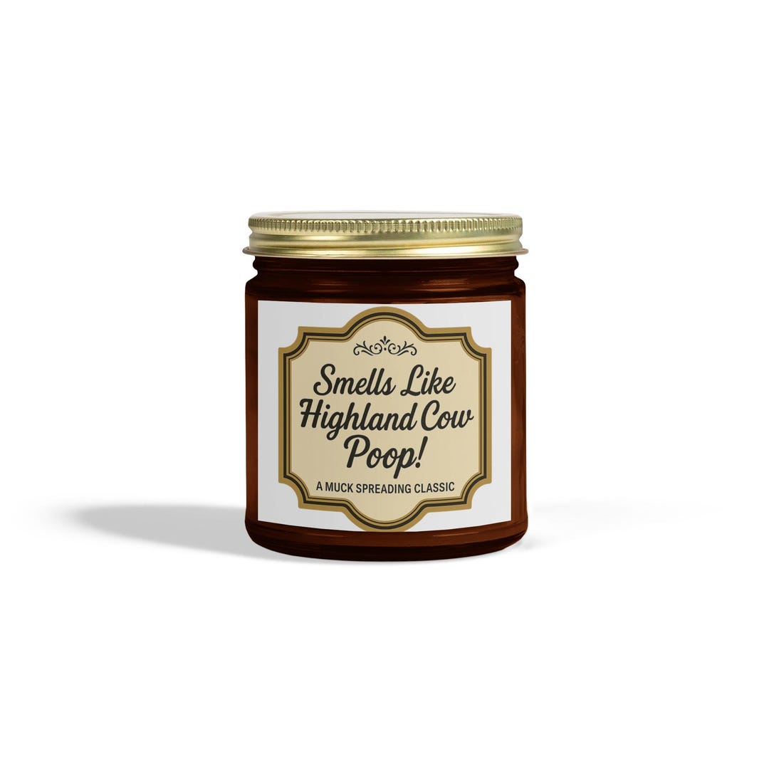 Highland Cow Poop Candle, Funny Candle, Scented Candle, Novelty Candle ...