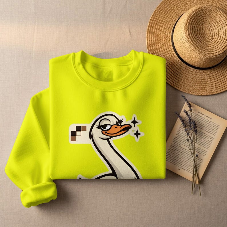 Sassy Swan T-shirt, Witty Goose Quote Graphic, Humorous Bird Sarcasm ...