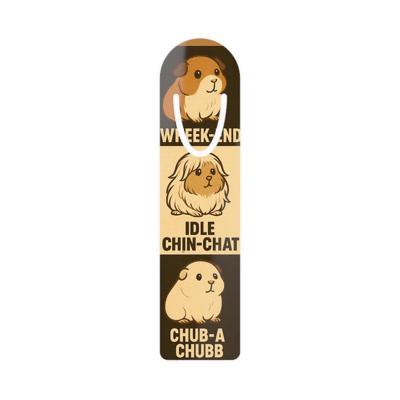 Guinea Pig Bookmark: Checkerboard Pun, Book Lover Gift - Etsy