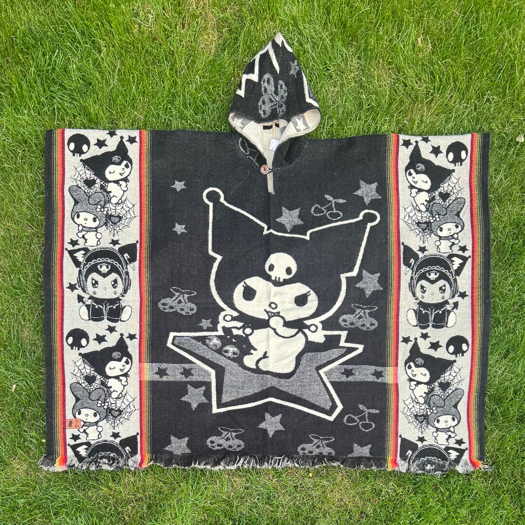 Handmade Anime Alpaca Wool Ponchos Unisex. Free Shipping in U.S.A ...