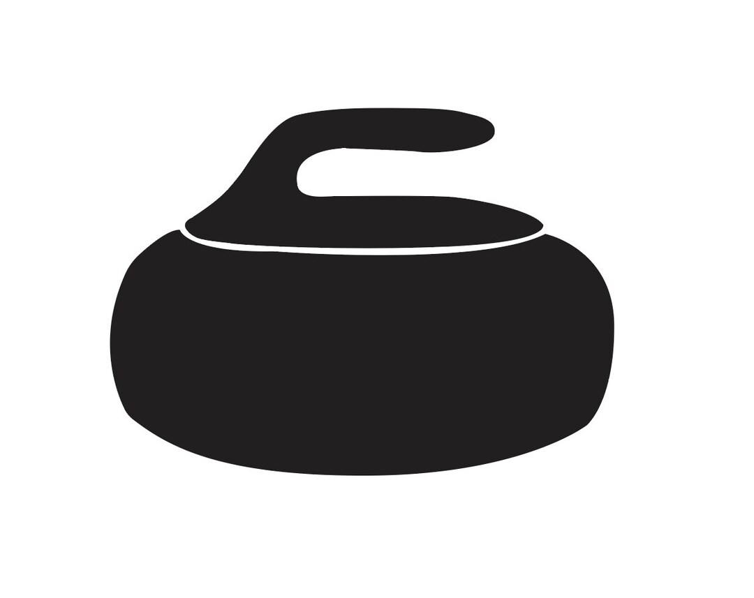 Curling Stone SVG - Etsy