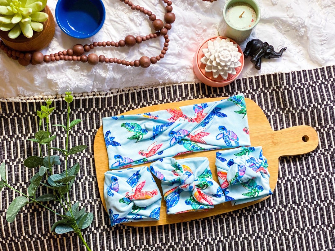 Endangered Species Rainbow Sea Turtle Custom Women's Twist, Knot or ...