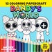 Dandy's World Papercraft: Printable Coloring Activity for Kids (PDF ...