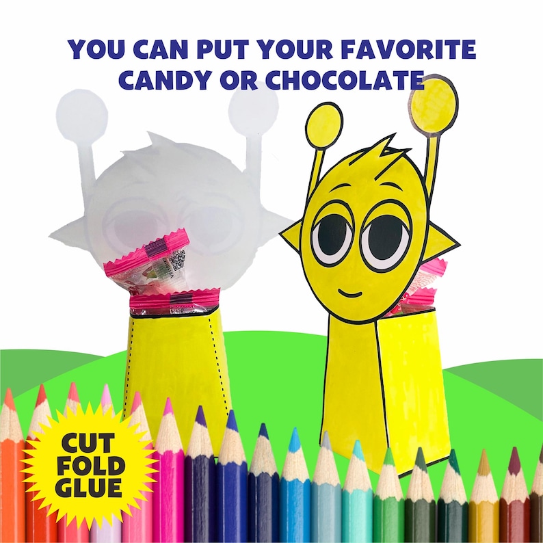 Sprunki Characters Coloring Papercraft: 20 Printable A4 Pages (digital ...