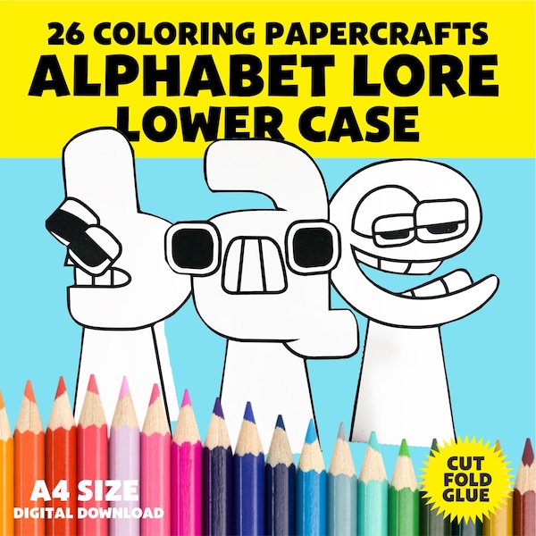 Alphabet Lore Paper Craft - Etsy