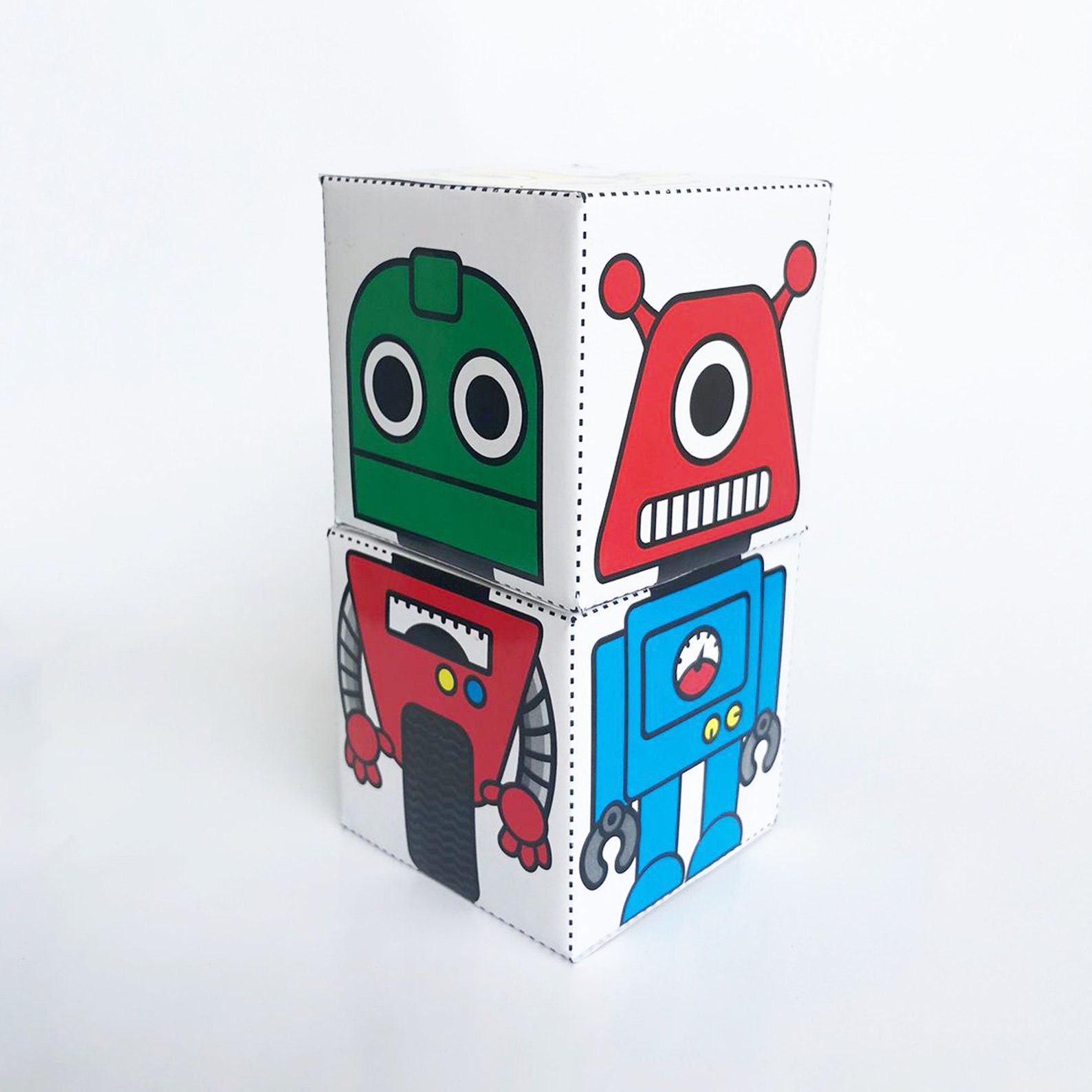 DIY Printable Robot Blocks Craft | Mix and Match Robot Craft ...