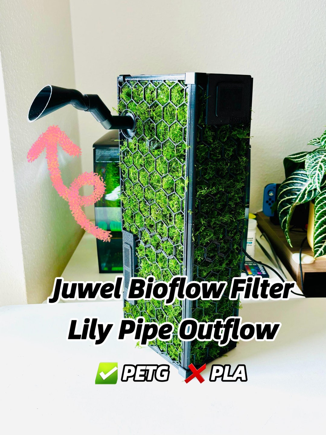 Lily Pipe for Juwel Bioflow Filter Outflow for Aquascape Planted ...