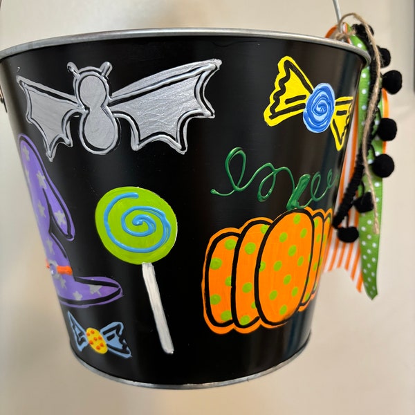 Halloween Bucket - Etsy
