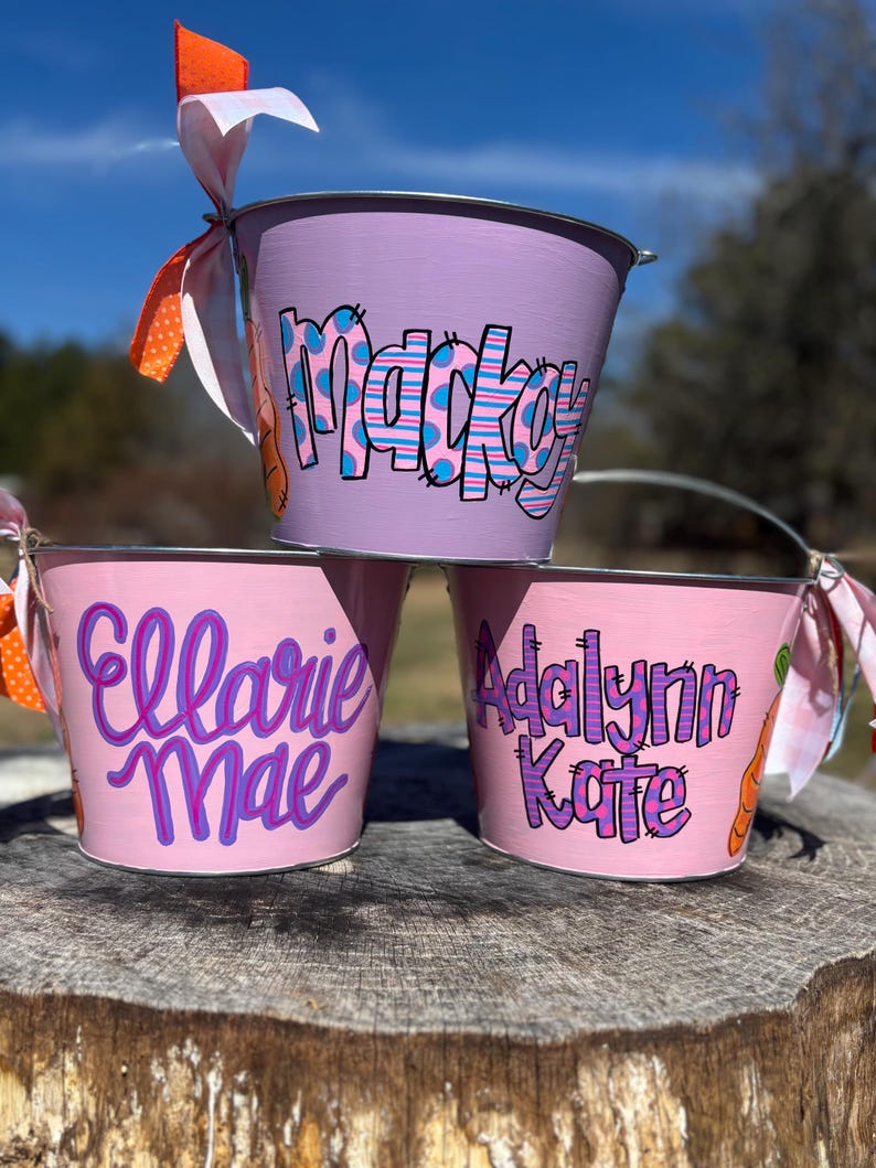 Easter Bucket - Etsy