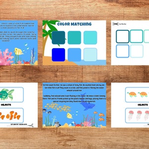 Coloring Sorting, Color Activity Color Matchinglearning Colors Toddler ...