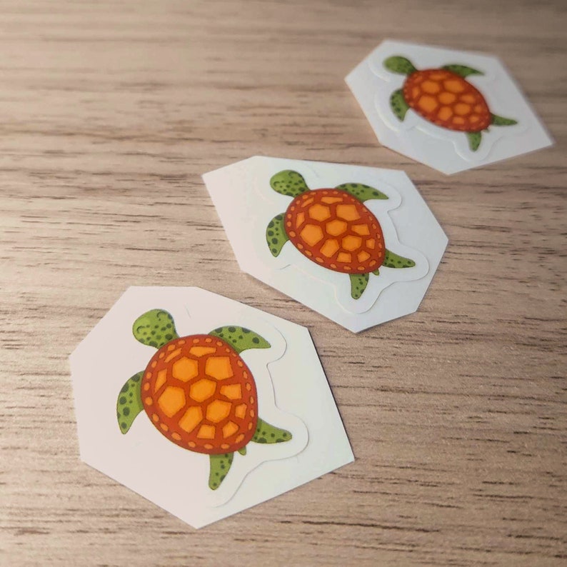 Small Animal Stickers Cute Chicken Stickers for Tumbler Turtle Sticker ...