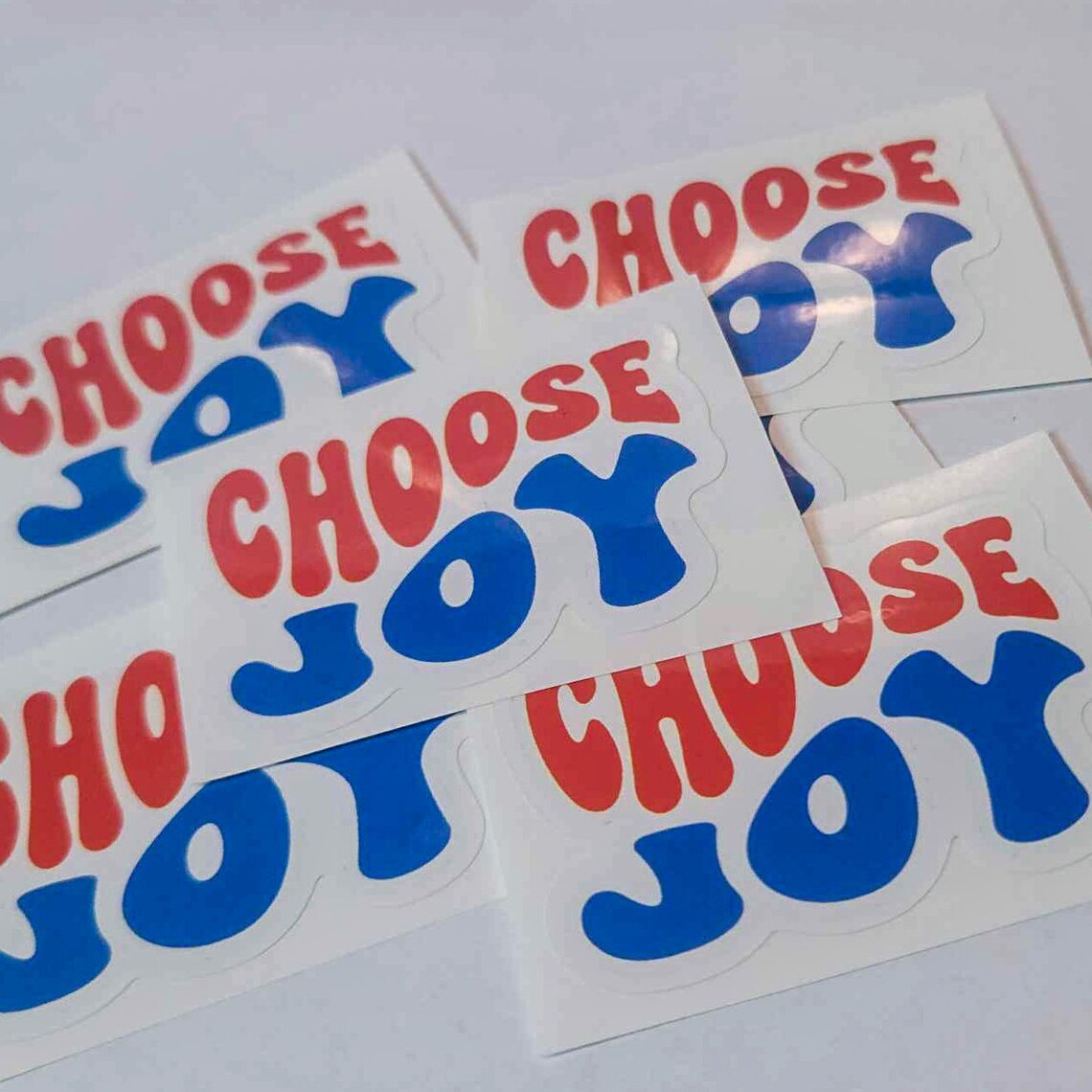 Choose Joy Sticker Groovy Text Encouraging Sticker Mental Health ...