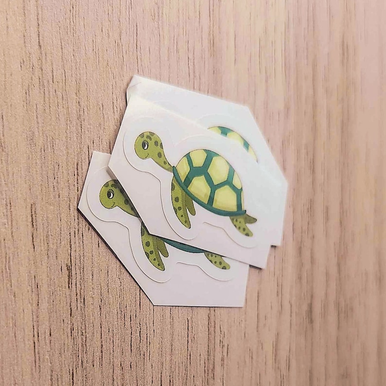 Small Animal Stickers Cute Chicken Stickers for Tumbler Turtle Sticker ...