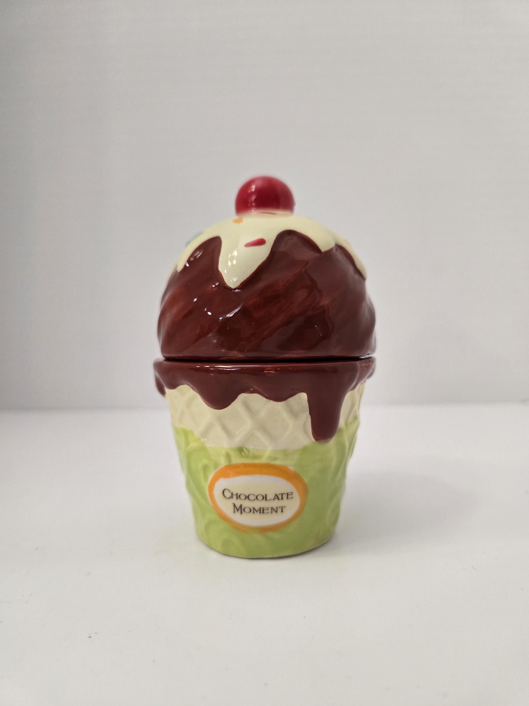 Chocolate Moment Ice Cream Salt and Pepper Shakers Whimsical Kitchen ...
